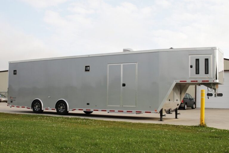 40' Aluminum Gooseneck Race Car Trailer