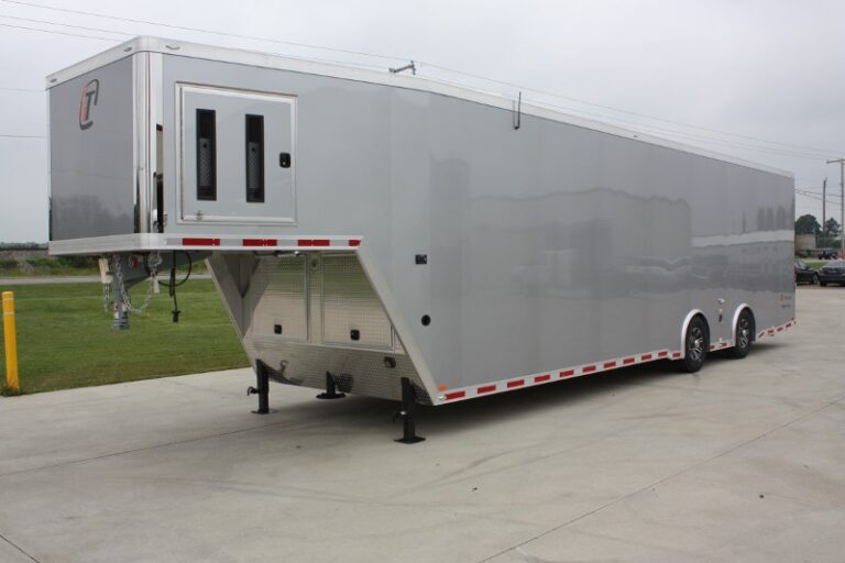 40' Aluminum Gooseneck Race Car Trailer