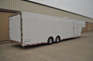 40' Custom Built inTech All Aluminum Gooseneck Trailer