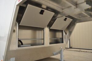 40' Custom Built inTech All Aluminum Gooseneck Trailer