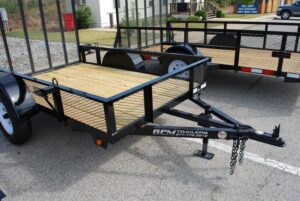 5 x 8 Utility Trailer with wood Floor