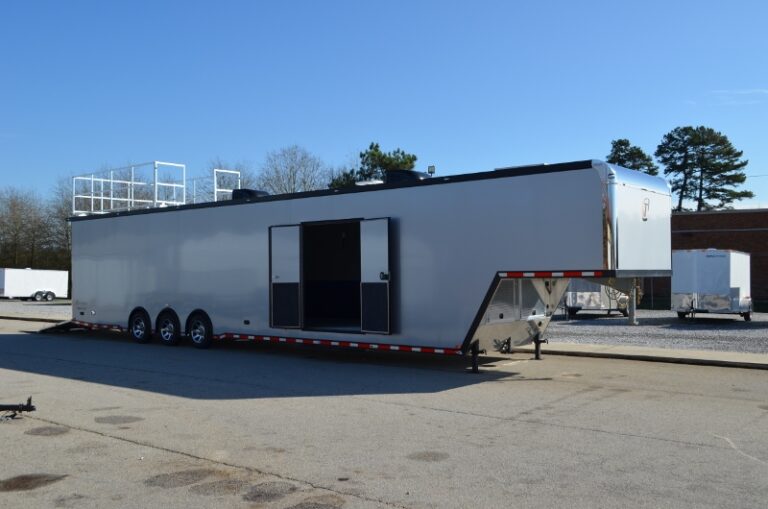48' inTech Custom Aluminum Race Car Trailer