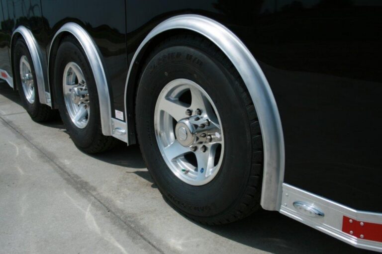 34' Custom Jr. Dragster Stacker Trailer with Bathroom Package