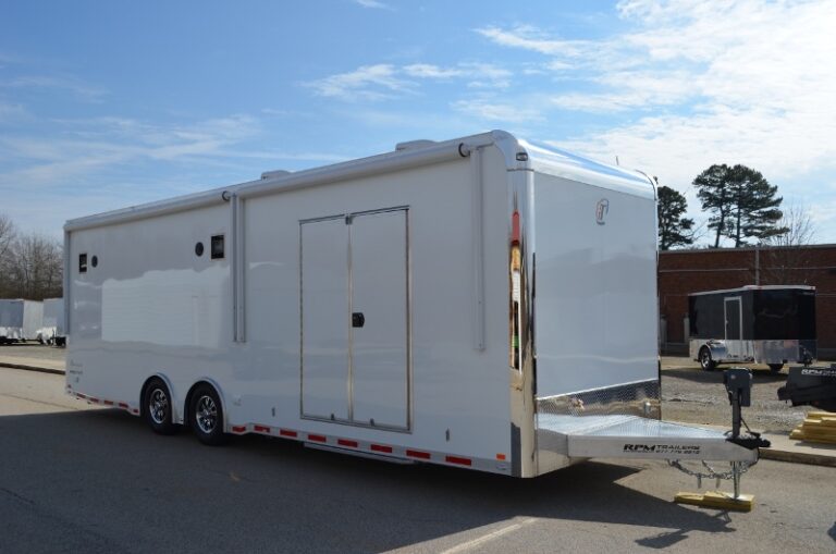 28' Custom inTech aluminum Race Car Trailer