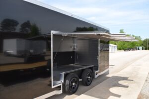 24' inTech Aluminum Car Hauler with Escape Door