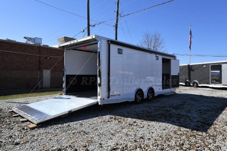 24' Custom Aluminum Motorsports Trailer
