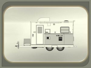 8 x 12 Fiber Optic Splicing Trailer