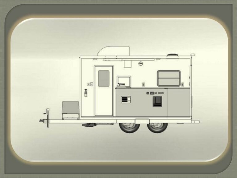 8 x 12 Fiber Optic Splicing Trailer