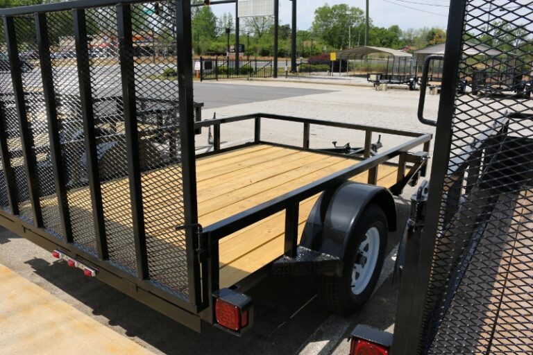 6 x 10 Heavy Duty Open Utility Trailer