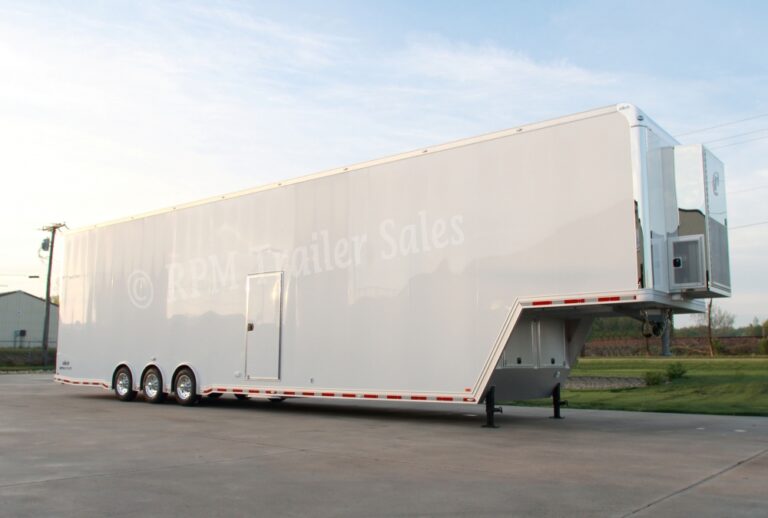 48' Custom Aluminum Gooseneck Sprint Car Trailer