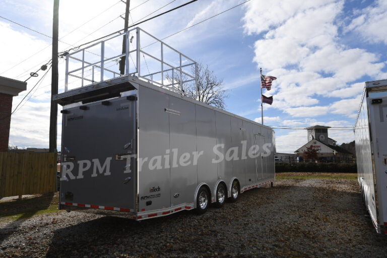 42' Custom Aluminum Gooseneck Trailer - RPM Trailer Sales