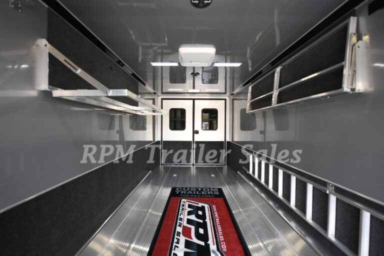 42' Custom Aluminum Gooseneck Trailer - RPM Trailer Sales